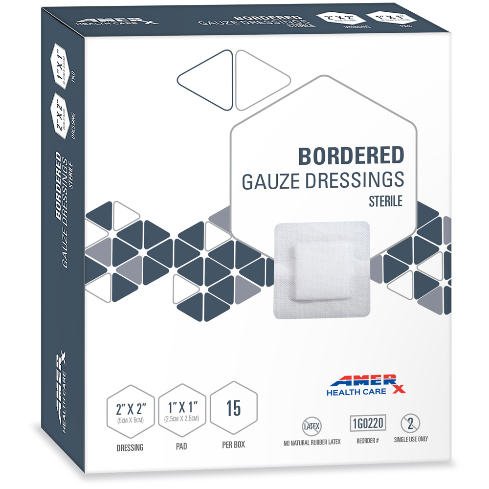 AMERX Bordered Gauze Dressing | AMERX Health Care